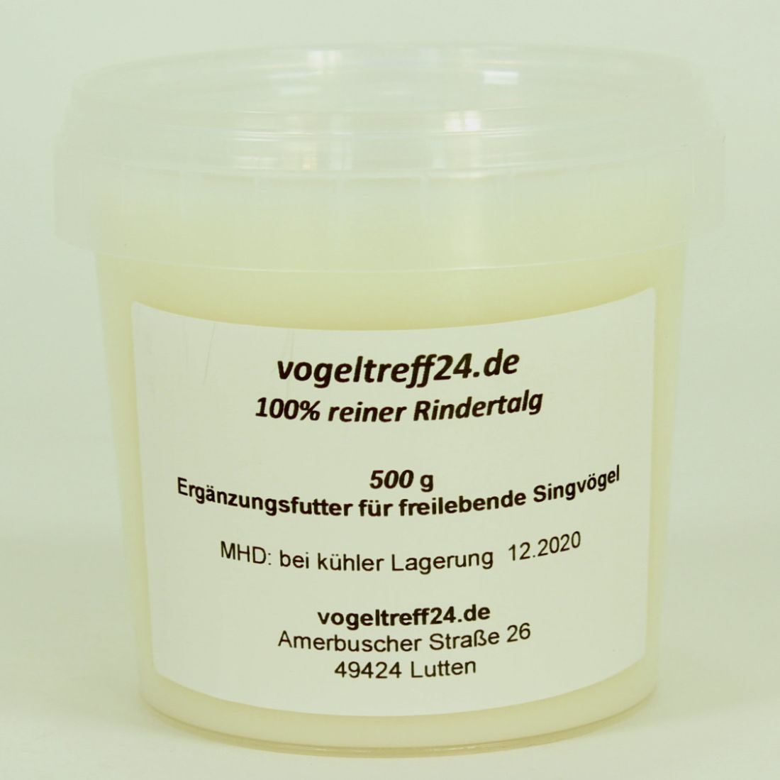 Rindertalg 100 % rein für die Vogelfütterung - Vogel- und ...